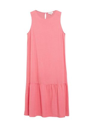 s.Oliver Midikleid Kleid Stufenkleid aus Viskose