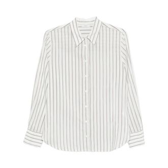 PESERICO Femme, Blouses et Chemises, Multicolore, Taille: 42 FR Chemise Boutonn&eacute;e Ray&eacute;e