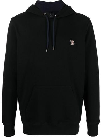 Paul Smith hoodie à patch zèbre - Noir