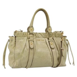 Miu Miu Pre-owned Hand Bag - - Pre-owned - Damen - Beige - ONE SIZE