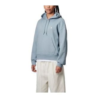 Carhartt Work in Progress Femme, Sweatshirts et sweats à capuche, Bleu, Taille: 40 FR Sweat à capuche en Frosted Blue