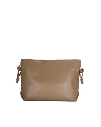 Liu Jo Womens Chain Shoulder Bag Mud Polyurethane