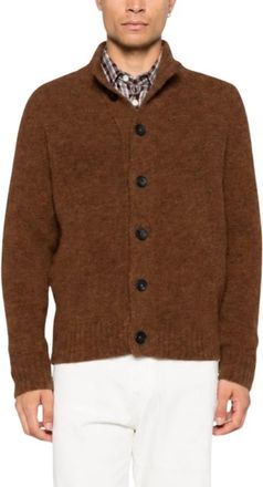 FILIPPO DE LAURENTIIS Rundhalsausschnitt-Strickjacke - - Knitwear - Herren - Braun - M