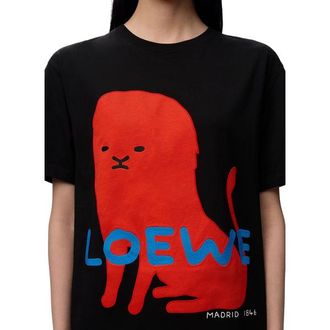 Loewe Capsule 180 ans - T-shirt classique imprim&eacute; en coton