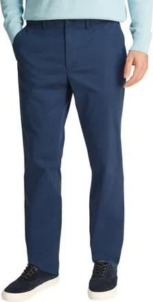 Tommy Hilfiger Herren Chino Hose Denton Satin Straight Fit, Blau (Aegean Sea), 31W/32L