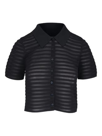 SIMKHAI Kurz&auml;rmeliger Cardigan - Schwarz