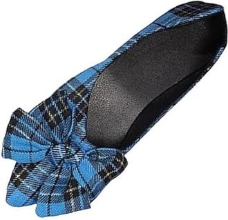 Generic Ballerines plates &agrave; carreaux pour femme - Mocassins tendance &agrave; enfiler &agrave; bout pointu - Chaussures d&eacute;contract&eacute;es confortables pour le travail, le burea