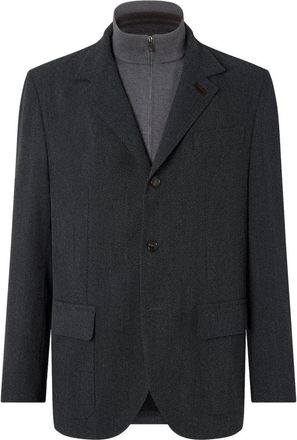 Corneliani Homme, Vestes, Gris, Taille: 2XL Wool/Cashmere Jacket