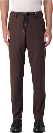 Myths Homme, Pantalons, Brun, Taille: XL Pantalon Décontracté Confortable