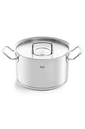 FISSLER Kochtopf Original-Profi Collection, Silber, Metall, 6,3 L, Made in Germany, backofengeeignet, Kochen, T&ouml;pfe, Kocht&ouml;pfe