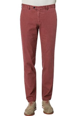 Hiltl Herren Chino rot Baumwolle