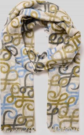 Hemisphere Schal mit Allover-Stitching