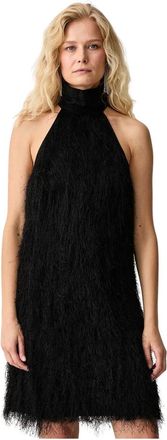 Patrizia Pepe Robe courte dos nu - Femme - Robes - Noir - Taille: 40 FR