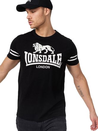 Lonsdale London Aldeburgh M&auml;nner T-Shirt schwarz XXL 100% Baumwolle Basics, Casual Wear, Streetwear