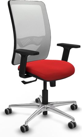 Piqueras y Crespo Telearbeitssessel Zulema mit 2D-Armen, h&ouml;henverstellbare Lendenwirbelst&uuml;tze, ausgestattet mit Sincro 3 Positionen und Schneidschaum, mit Rollen von 65