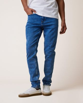 Faguo Jean slim bleu coton recycl&eacute;