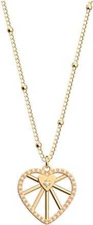 Les Georgettes Collier Coeur celeste