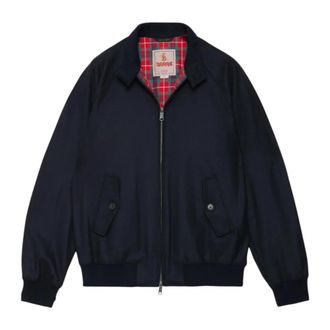 Baracuta G9 Melton Jacke - - Jackets - Herren - Blau - S