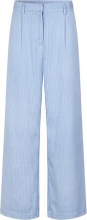 Lollys Laundry Femme, Pantalons, Bleu, Taille: 38 FR Wide Pantalons