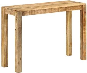 vidaXL Table console 110x35x76 cm Bois de manguier brut