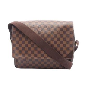 Louis Vuitton Pre-owned Shelton MM Damier Ebene Sac bandouli&egrave;re - Homme - Pre-owned - Brun - Taille: ONE Size