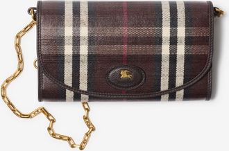 Burberry Portefeuille Highlands à chaîne