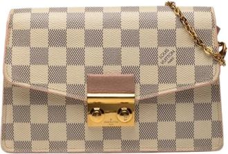 Louis Vuitton Pre-owned Croisette Wallet on Chain - Femme - Pre-owned - Blanc - Taille: ONE Size