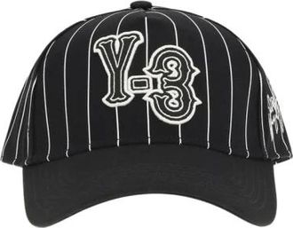 Yohji Yamamoto Homme, Accessoires, Noir, Taille: ONE Size Casquette de baseball en polyester