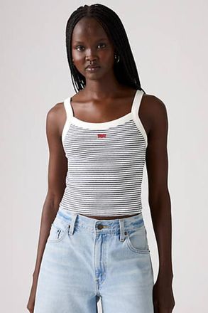 Levi's Débardeur Essential Sporty - Femme - Bleu / Annalise Stripe Peacoat Cotton - XS