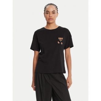 Liu Jo T-Shirt MF5416 JS923 Schwarz Regular Fit