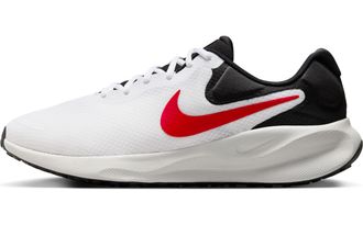 Nike Nike Revolution 7 Straßenlaufschuh für Herren, White/Fire Red-Black-Photon Dust, FB2207-102, 44.5 EU (10.5 US)