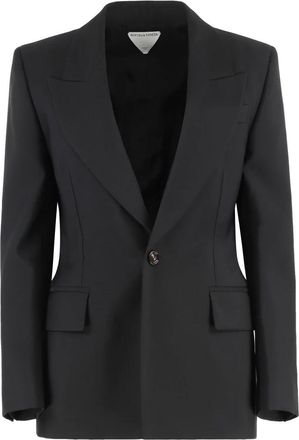 Bottega Veneta Femme, Vestes, Noir, Taille: 36 FR Vestes