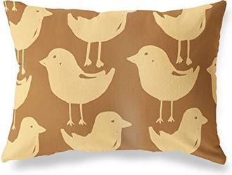 Bonamaison Le Jardin du Lin Kissen Zierkissenbezug Brauntöne Kissenbezug, Weich Bequem, Für Zuhause Autos Büro Sofa Wohnzimmer Couch Schlafzimmer Dekor, 35x50 Cm