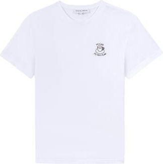 Maison Labiche T-shirt droit brod&eacute; en coton