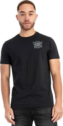 Tapout Herren T-Shirt Normale Passform PUNKASS Tee, Black/Grey, 3XL, 940029