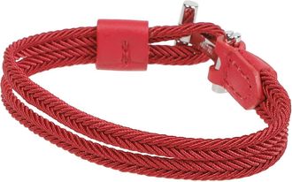 Tom Ford Armb&auml;nder - Braided Nylon Bracelet Red - Gr. L - in Rot - f&uuml;r Damen