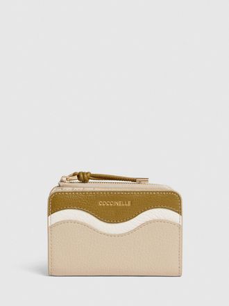 Coccinelle Portefeuille Femme couleur Cr&egrave;me