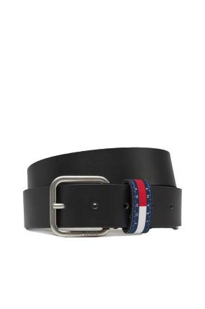 Tommy Jeans Herren TJM Ryan 3.5 Am0Am13415 Fester G&uuml;rtel, Black (Black), 110 cm