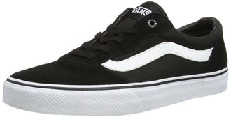 Vans Milton, Herren Sneakers, Schwarz ((Suede Canvas) C4R), 43 EU