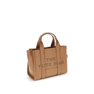 Marc Jacobs Womens Calf Leather Tote Brown Bos