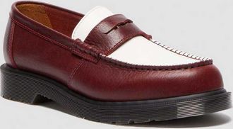 Dr. Martens Penton Two-Tone Leder Loafers in Rot, Größe: 36