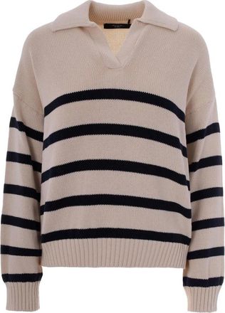 Max Mara Femme, Pulls, Multicolore, Taille: 40 FR V-neck Tricots