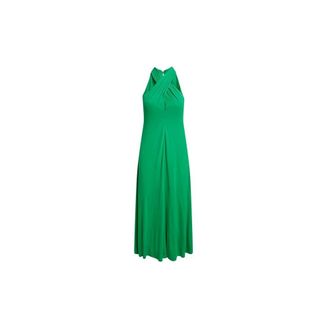 Polo Ralph Lauren Femme, Robes, Vert, Taille: 42 FR Robe verte sans manches &eacute;vas&eacute;e