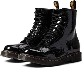 Dr. Martens Homme 1460 Leopard Emboss Bottines/femme, Emboss Léopard Noir, 37 EU