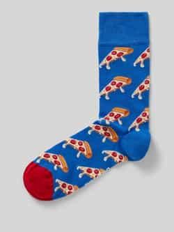 DillySocks Socken mit Motiv-Stitching Modell Pizza Drip