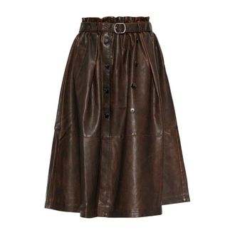 Baum Und Pferdgarten Jupe Saimi - Femme - Jupes - Brun - Taille: 40 FR