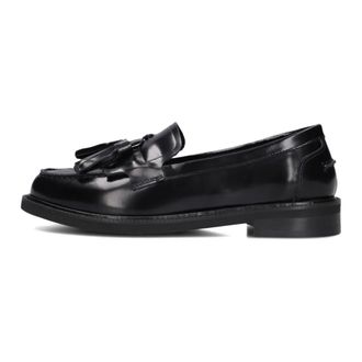 Stefano Lauran Schwarze Lederloafer f&uuml;r Frauen - - Shoes - Damen - Schwarzk - 37 EU