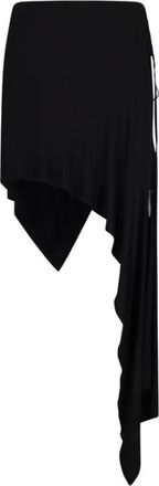 The Attico Femme, Jupes, Noir, Taille: 34 FR Light Jersey Midi Skirt