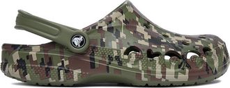 Crocs Pantoletten Crocs C-BAYA SEASONAL PRINTED CLOG 206230-3TC Gr&uuml;n
