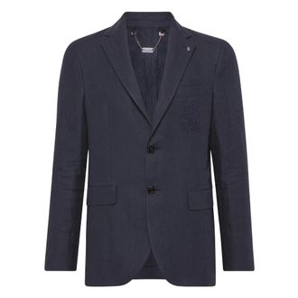 Billionaire Boys Club Homme, Vestes, Bleu, Taille: L Blazer Crest